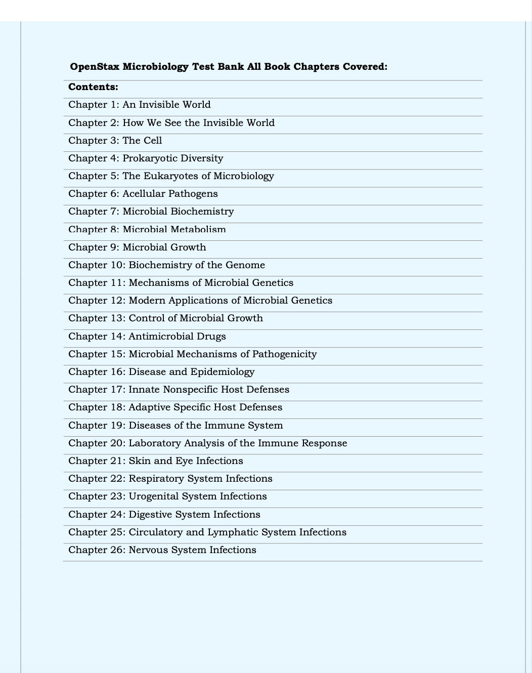 Test Bank For Microbiology by OpenStax 1st Edition
